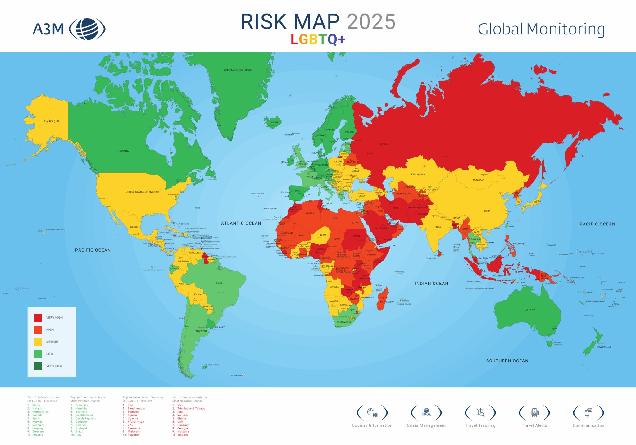 New LGBTQ World Travel 'Risk Map' Released - Vacationer Magazine