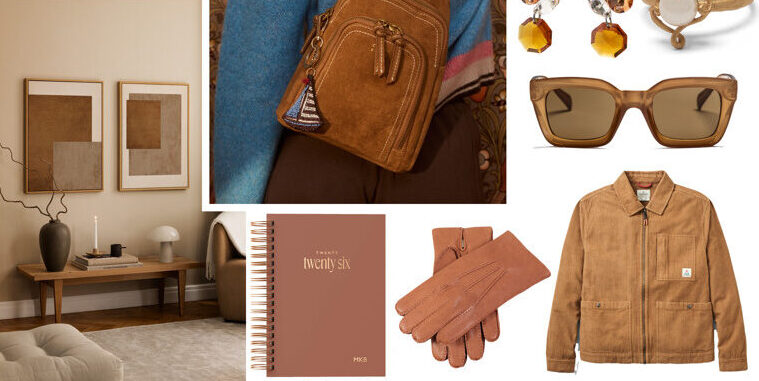 Trending in 2026: Caramel is the Color For Travel Style and Accessories ...